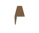 NewTechWood Wandverkleidung Endprofil 55 x 55 x 2900 mm (10040375032)