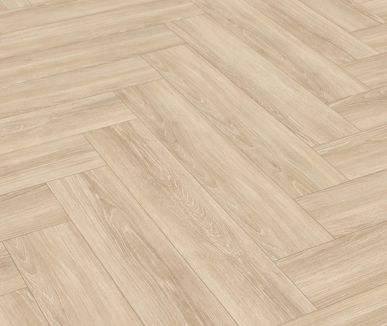 EGGER Laminat NatureSense Herringbone EL2161 Newport Eiche creme ...