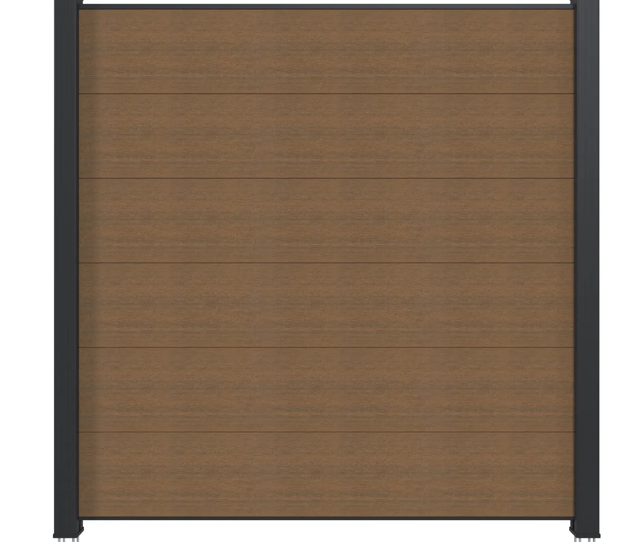 NewTechWood WPC Sichtschutzzaun Stecksystem Castello XXL (10040365706)