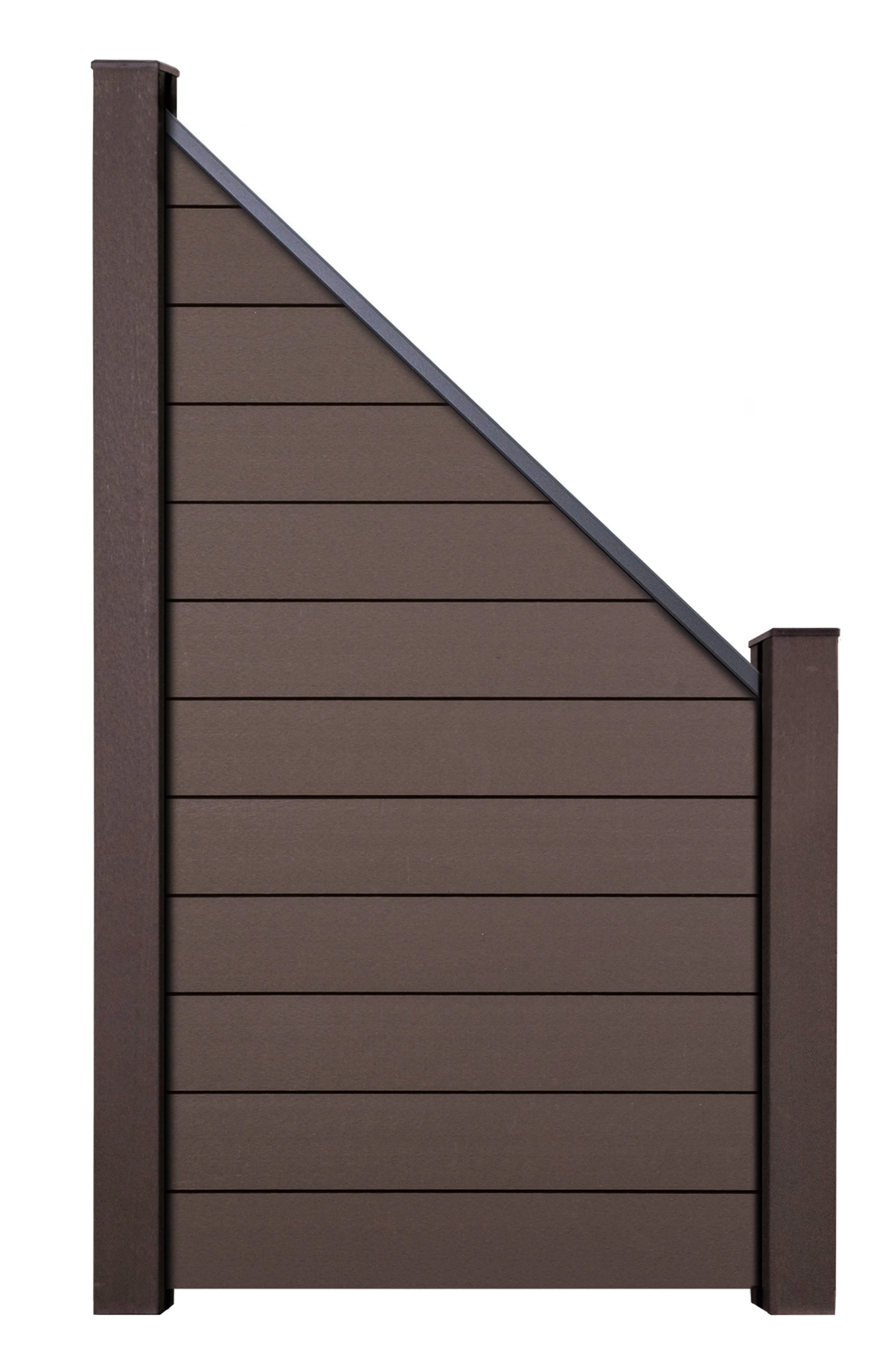 GroJa WPC/BPC Sichtschutzzaun (10010415389) | casando